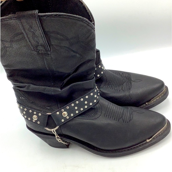 Shyanne | Shoes | Shyanne Slouchy Black Leather Western Boots | Poshmark